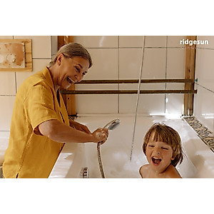 Ridgesun Bidet Toilet Seat Non-Electric Swash Ecoseat, Fits Elongated Toilets, White - Dual Nozzle System, Bidet with Easy Installation NO professional