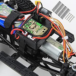 PANDA HOBBY Spring Kit and ESC Receiver/Electronic Speed Control Unit - RX-18 fits Tetra 1/24 w/T-8198A Transmitter