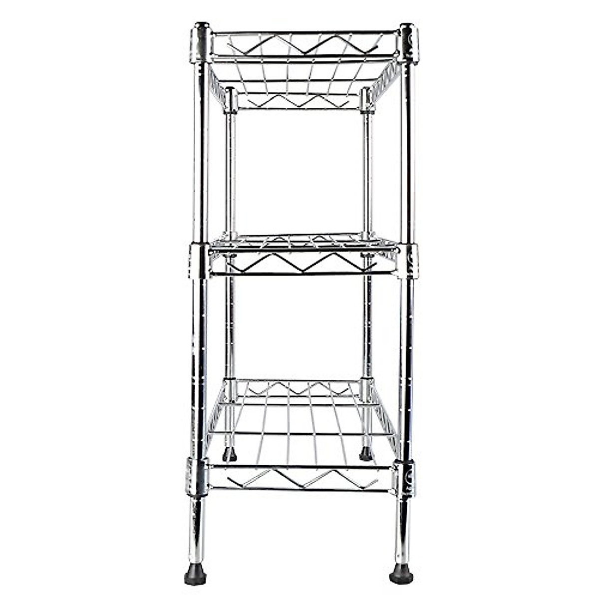 Apollo Hardware Chrome 3-Shelf Wire Shelving 7.5"x17.5"x16.5"