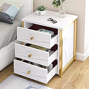 HIGOH Bedside Table Bedside Table, Simple Household, Bedside Table, Bedroom, Multi-Storey Small Living Room, Multi-Function