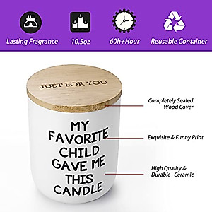 Gifts for Mom,Gifts for Dad from Daughter Son,Birthday Gifts,Christmas Day Gifts,Thanksgiving Gifts,Funny Candle Jars,Lavender Candle