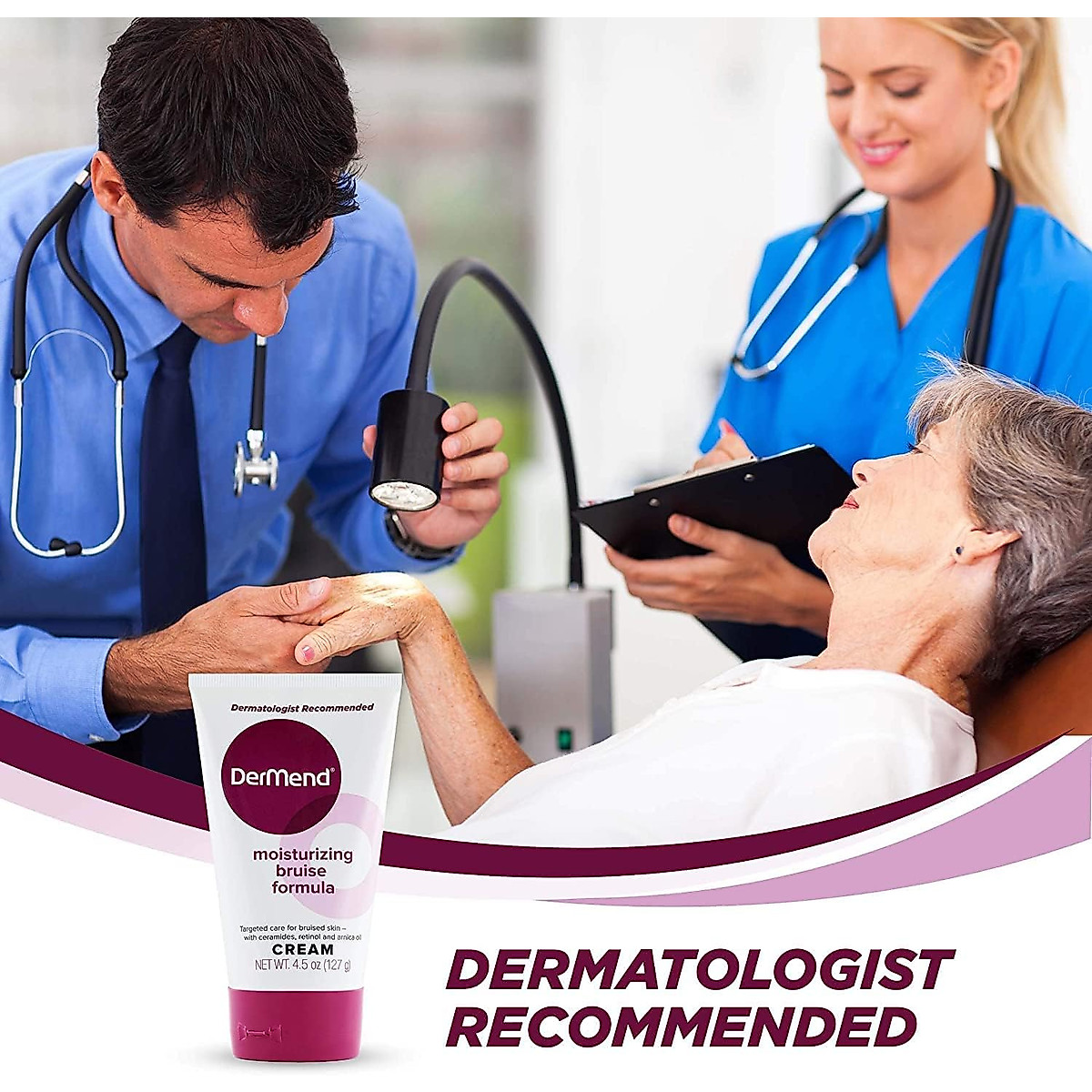 DerMend Moisturizing Bruise Formula Cream 4.50 oz (Pack of 2)