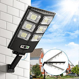 NAVAZIP 200W Solar Lights Outdoor, 15000LM Solar Lights for Outside Waterproof, Solar Flood Lights Outdoor Motion Sensor with Remote, for Street,Yard, Garden, Path & Parking Lot