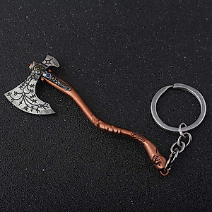 ArtkticaSupply - Greek Mythology Inspired - Kratos Leviathan Axe Keychain.