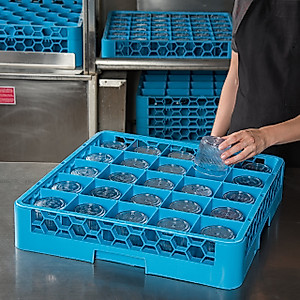 Carlisle FoodService Products 25 Compartment Full Size OptiClean™ Glass Rack