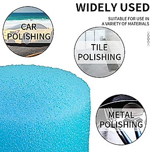 50Pcs 1inch Mini Sponge Buffing Polishing Pad Kit for Automotive Hub Polisher Attachment Detailing Sealing,Self-Adhesive Disc Auto Waxing Foam Cleaning Tool Accessories
