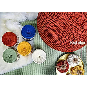 Cotton t-Shirt Yarn, 110 Yards / 100 Meters, Canyon Color, 5-7 mm Thickness, Ribbon Yarn, Perfect Skein of Jersey Yarn, Home Decor Yarn