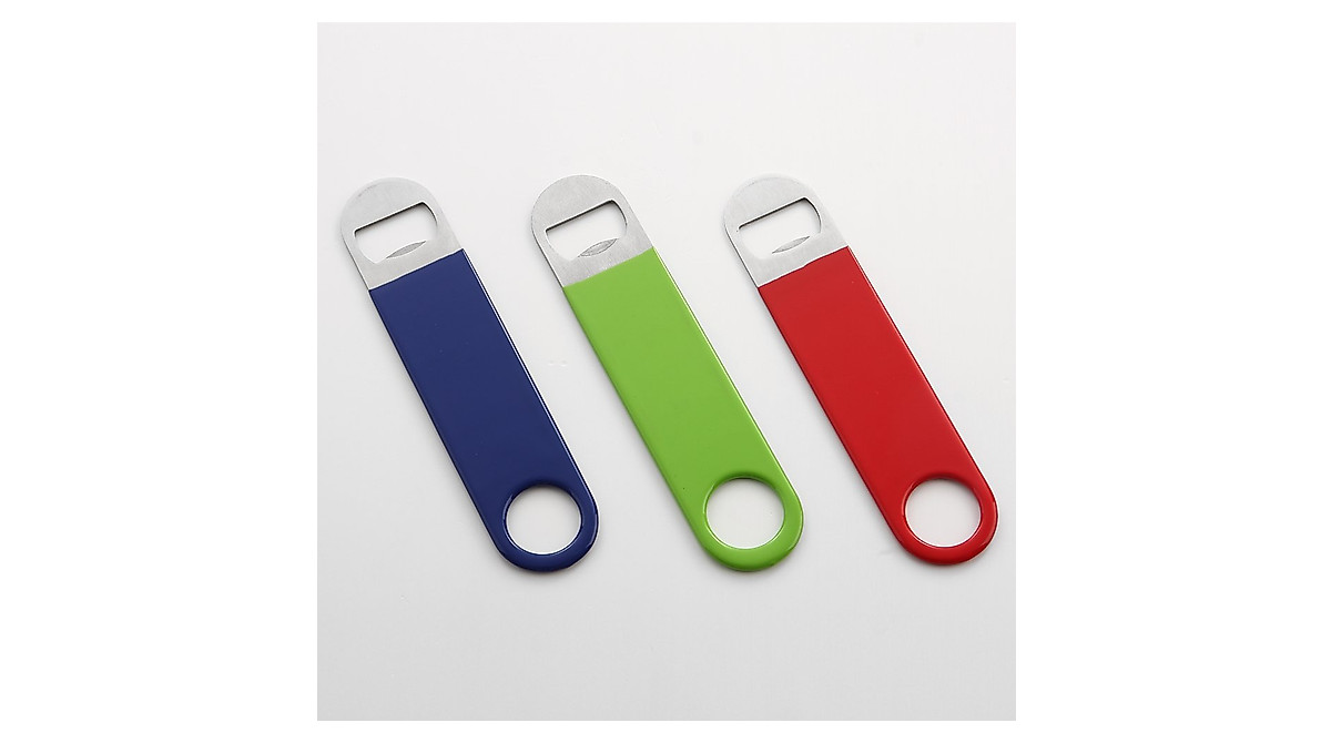 HQY 3 Pack Stainless Steel Bottle Openers - Durable Design