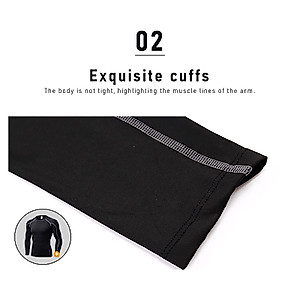 Hotfiary Men's Compression Set Pants Long Sleeve Shirt Thermals Base Layer Cold Weather Gear Long Johns for Winter Running