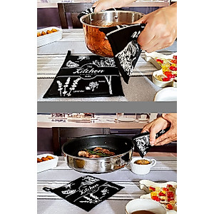 100% Heavy Cotton Twill Pot Holders Set 2 Pack Set