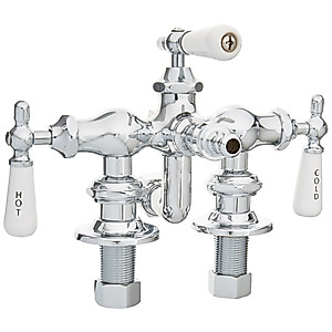 Barclay - Clawfoot Tub Filler - Diverter Bathcock, Old Style Spigot for Cast Iron Tub