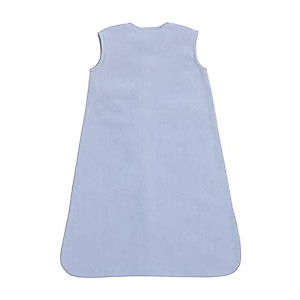 Sumersault - Blue Blanket - Microfleece Wearable Blanket for Babies 14-22 Lbs. | Swaddle Blanket, Medium