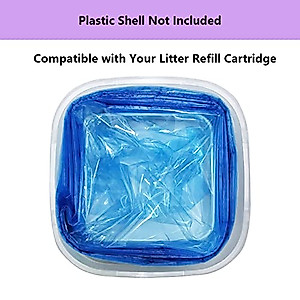 Litter Refills Bag, 16 Ft Cat Litter Refills Compatible with Your Litter Refill Cartridge，8 Pack