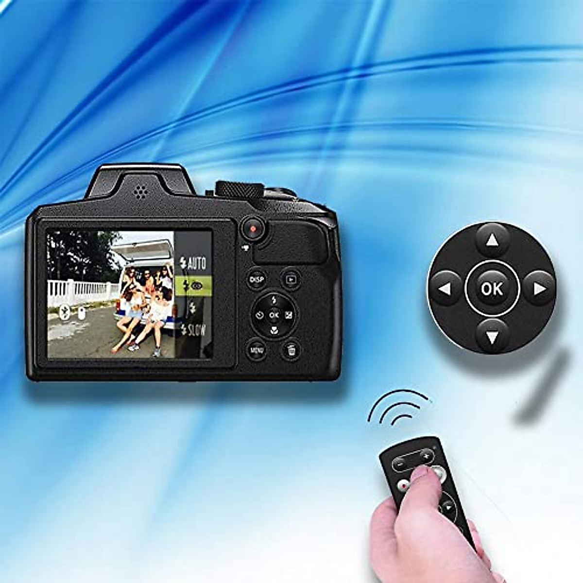 PHOLSY ML-L7 Bluetooth Camera Remote Wireless Shutter Release Control Compatible with Nikon Z30, Z6 II, Z7 II, Z fc, Z50, COOLPIX B600, A1000, P1000, P950