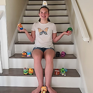 Cats vs Pickles - 12-Pack #9-4" Cute Cuddly Collectible Bean Plush Toy - Featuring Pickles: Foul Baldrick, Leaf Pickleson, and Fitzgherkin. Great for White Elephant, Gift Exchanges & $10 Gifts.