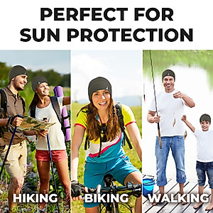 Helmet Liner Sweat Wicking Skull Cap Beanie. Ultimate Performance Moisture Wicking. Fits Under Helmets Khaki