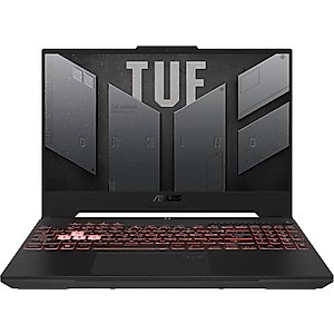 ASUS 2023 TUF F15 Gaming Laptop, 15.6” 144Hz FHD Display, AMD Ryzen 7 6800H Processor, GeForce RTX 3050Ti, 32GB DDR5 RAM, 2TB PCIe, Wi-Fi 6, Windows 11 Home