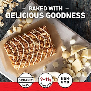 Clif Bar - White Chocolate Macadamia Nut Flavor - Made with Organic Oats - 9g Protein - Non-GMO - Plant Based - Energy Bars - 2.4 oz. (6 Pack)