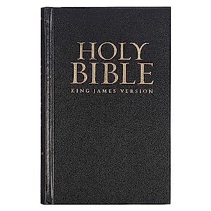 KJV Holy Bible, Pew and Worship Bible Red Letter Edition Hardcover - Ribbon Marker, King James Version, Black