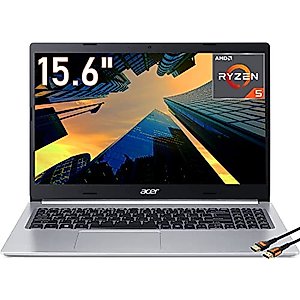 Acer Aspire 5 15.6" Slim Laptop FHD IPS 6-Core AMD Ryzen 5 5500U AMD Radeon Graphics WiFi 6 Backlit KB USB Type-C Up to 11 Hours Battery Life Windows 11 Home w/HDMI (16GB RAM | 1TB SSD)