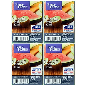 Better Homes and Gardens Sugared Melon Kiwi Scented Wax Cubes - 4-Pack