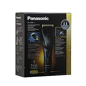 Panasonic ER-GP80 Rechargeable Professional Hair Clipper With 3 Combs in Stand and Charging Stand (MADE IN JAPAN)