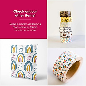 Cute Thank You Stickers (500 Count) Thank You for Supporting My Small Business Stickers 1.5” Round Waterproof Stickers Small Business Supplies Thank You Sticker Rolls - Skull Rose