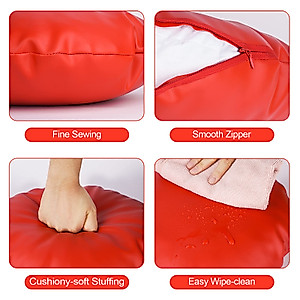 GAMENOTE Round Floor Cushions for Classroom - Comfy Memory Flexible Seating Floor Seat Cushion for Kids Distance Learning (6 Pieces)