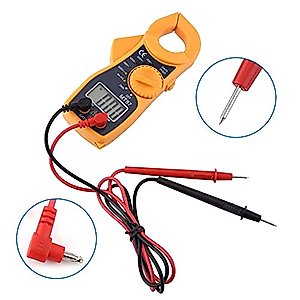 Multimeter,Digital Clamp Multimeter AC DC Voltmeter Ammeter Ohmmeter Volt Tester LCD Meter,with Overload Protection Function