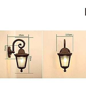 ZPTECH Outdoor wall light Wall Spotlights Outdoor Waterproof Corridor Garden Villa Balcony AisleWall Spotlights Outdoor Creative Home Courtyard Gate TerraceWall Spotlights High Taste Hanging Wall Moun