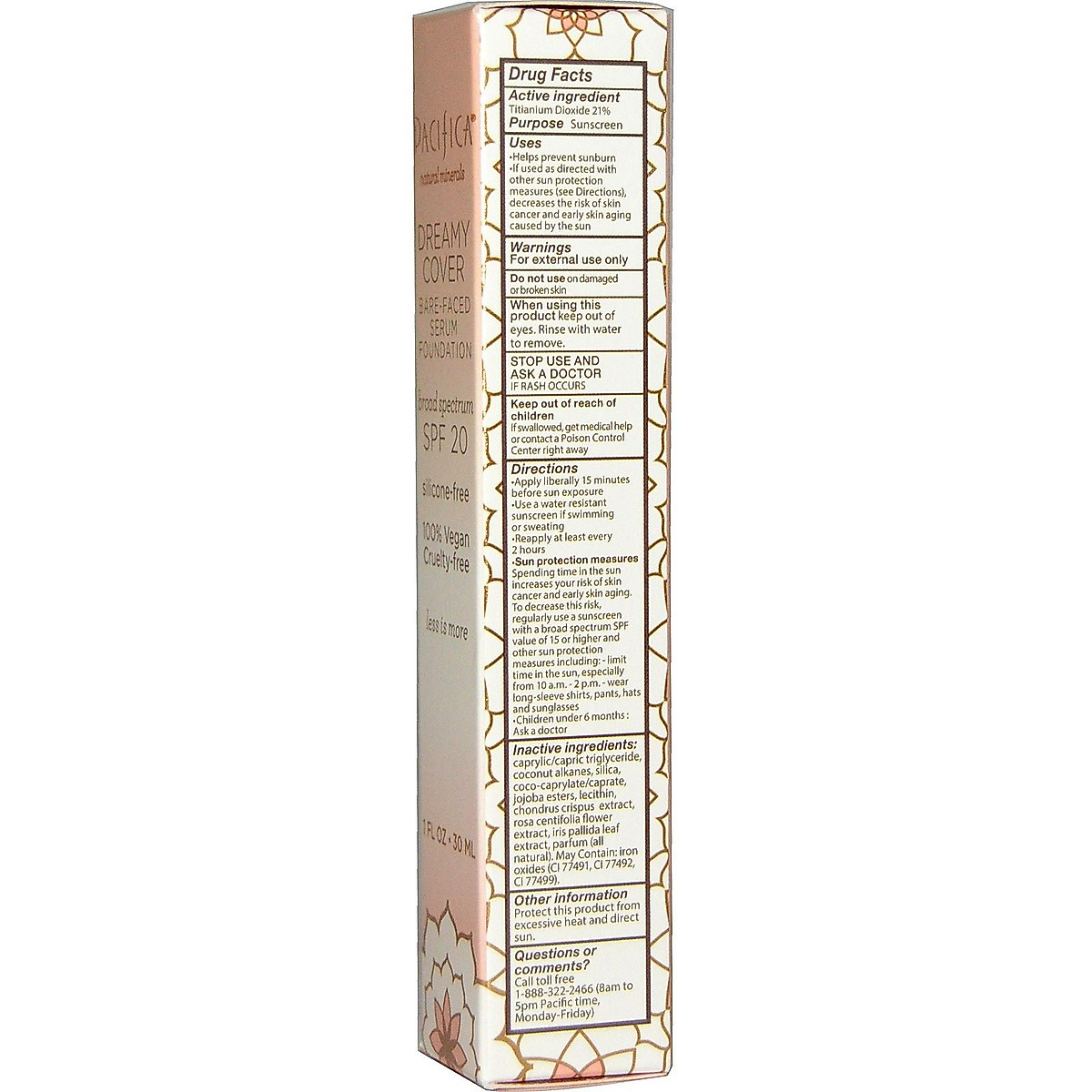 PACIFICA Dreamy Cover Fair/Light, 1 OZ