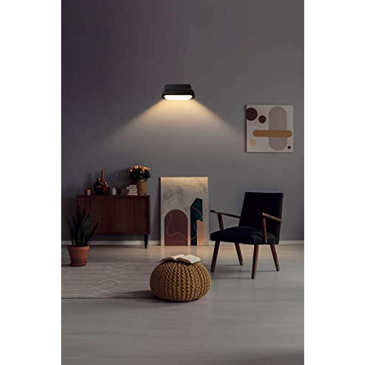 PLUSLED Modern Wall Sconce Outdoor Porch Light Waterproof Patio Lamp LED Wall Light Fixture Aluminum 13W 3000K Wall Lamp for Indoor & Outdoor use Garden Yard