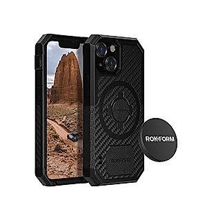 Rokform - iPhone 13 Mini Rugged Case + Low Pro Magnetic Phone Mount