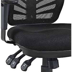 Modway EEI-757-BLK Articulate Ergonomic Mesh Office Chair in Black