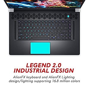 Alienware X17 R1, 17.3 inch FHD 360Hz Non-Touch Gaming Laptop - Intel Core i7-11800H, 32GB DDR4 RAM, 1TB SSD, NVIDIA GeForce RTX 3080 16GB GDDR6, Windows 11 Home - Lunar Light