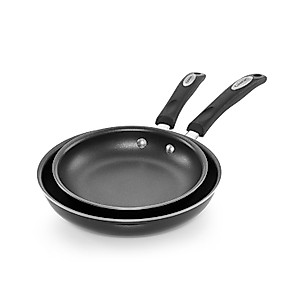 Cuisinart Classic Non-Stick 2 piece 8 inch and 10 inch Skillets (Black)
