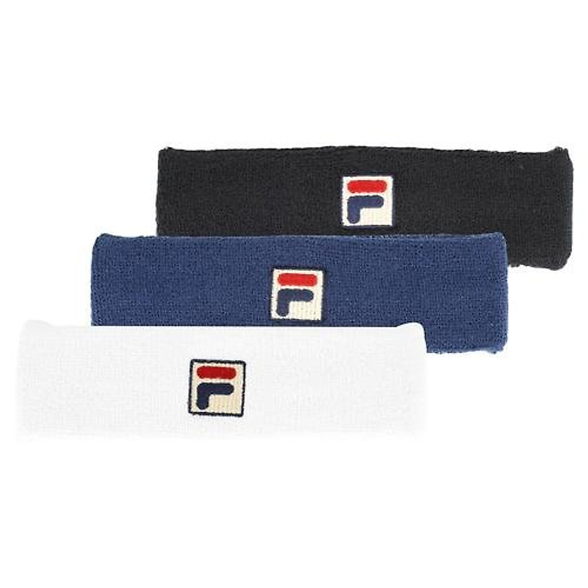 Fila Embroidered Logo Headband-White