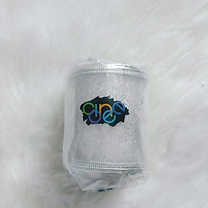 CCINEE Snowflake Christmas Organza Ribbon 2.5"X 50 Yards Silver Snowflake Wired Sheer Glitter Ribbon for Xmas Tree Decor Gift Wrapping Craft Party Decoration