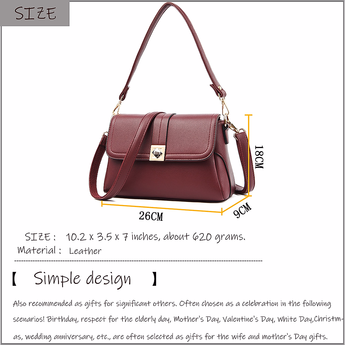 FSD.WG Women Tassel Zipper Pocket Crossbody Bag Shoulder Purse Fashion Travel Bag with Multi Pockets