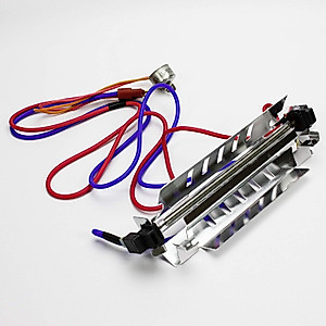 Refrigerator Defrost Heater(with Defrost thermostat) Compatible With GE Refrigerator WR51X10031, AP2071523, PS303762 (Fits Models: CSM, CST, CSX, TFJ, TFT)