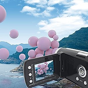 1.8 Inch 12MP Digital Camera, 4X Digital Zoom Camera, Entry-Level Camera, with LCD Screen, Fi-ll Light, for Seniors, Teenagers, Children and Students