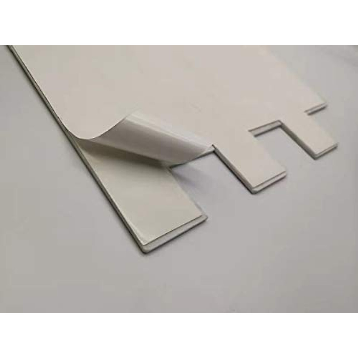 Simple Tile - DIY Peel and Stick Genuine Marble Mosaic Tile for Kitchen and Bathroom Backsplash, Carrara White 2"X4" Big Brick Deep Belveled, 12"X12"X1/4", Polished (Sample 12"X4")