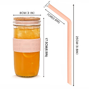 ANOTION Christmas Mom Gifts, Best Mom Ever 24oz Wide Mason Jar with Lid and Straw Novelty Mothers Day Gifts from Daughter Son Birthday Gift for Mom New Mom Gift with Exquisite Box Packing