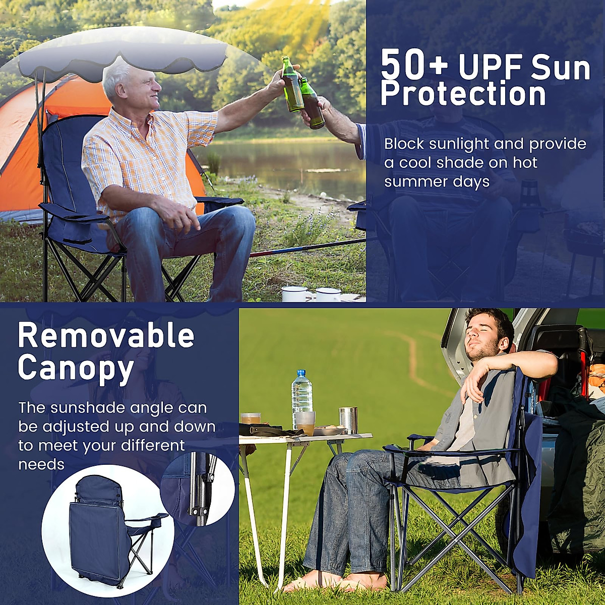 OP3640 Camping Chair, Blue