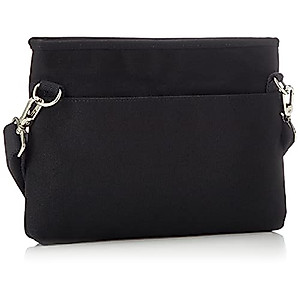 KANGOL(カンゴール) Thick Cotton Canvas 2-Way Clutch Bag, Black (Black 19-3911tcx)