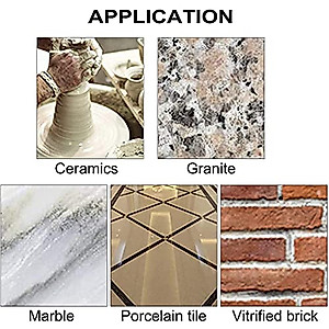 Tysun 5 Pcs 4.5 inch Diamond Saw Blade Tile Blades Cutting Disc Wheel for Cutting Porcelain Tiles Granite Marble Ceramics