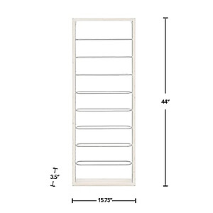 FirsTime & Co. Natural Bakersville Ladder Wine Rack, Wall Mounted Floating Shelf for Bedroom, Kitchen, Living Room, Bathroom, Home Office, Wood, 15.75 x 3.5 x 44 inches, 44 in. x 15.75 in.