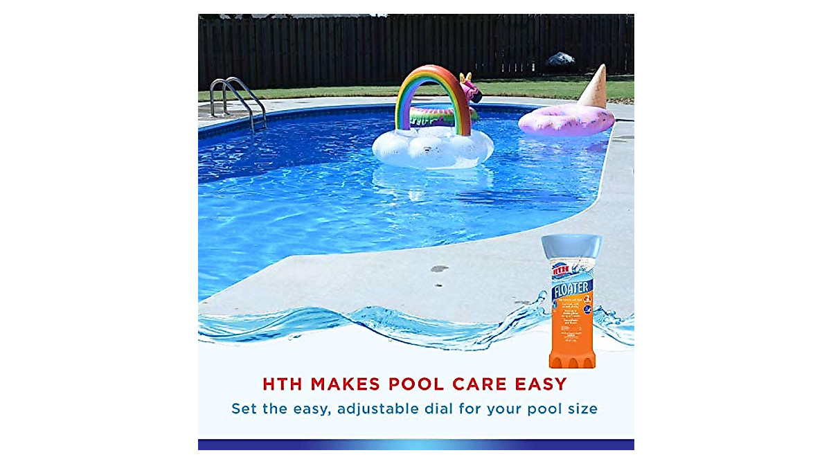 HTH Floater Swimming Pool Chlorine 3 lbs - Easy Pool Care Solution