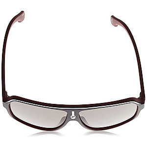 Carrera Sunglasses (Safilo Group) Men's CA1001/S Polarized Pilot Sunglasses, Matte Black RED, 62 mm