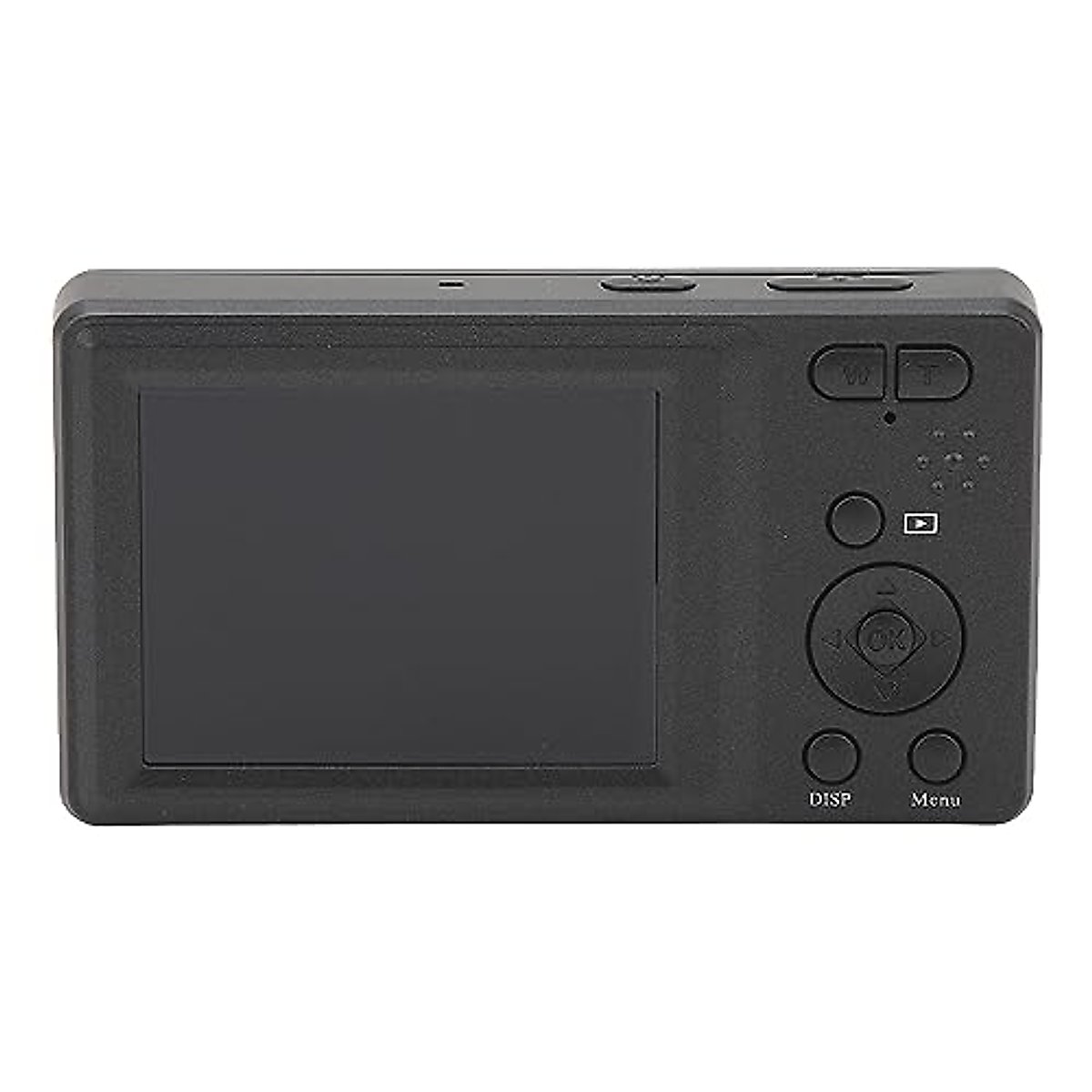 4K Digital Camera, Teens Small Camera Timer Shooting Autofocus Face Recognition 2.7 Inch TFT Screen with Lanyard for Vlogging (Black)